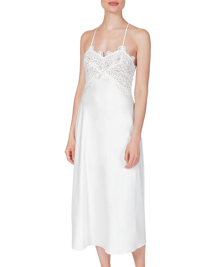 Rya Collection Rosey Lace Trim Nightgown | Bloomingdale's