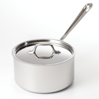 All-Clad All Clad Stainless Steel 3.5 Quart Sauce Pan with Lid ...