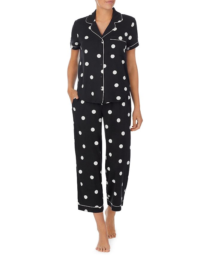 kate spade new york Printed Cropped Pajama Set | Bloomingdale's
