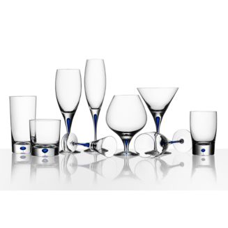 Orrefors Intermezzo Blue Glassware Collection | Bloomingdale's
