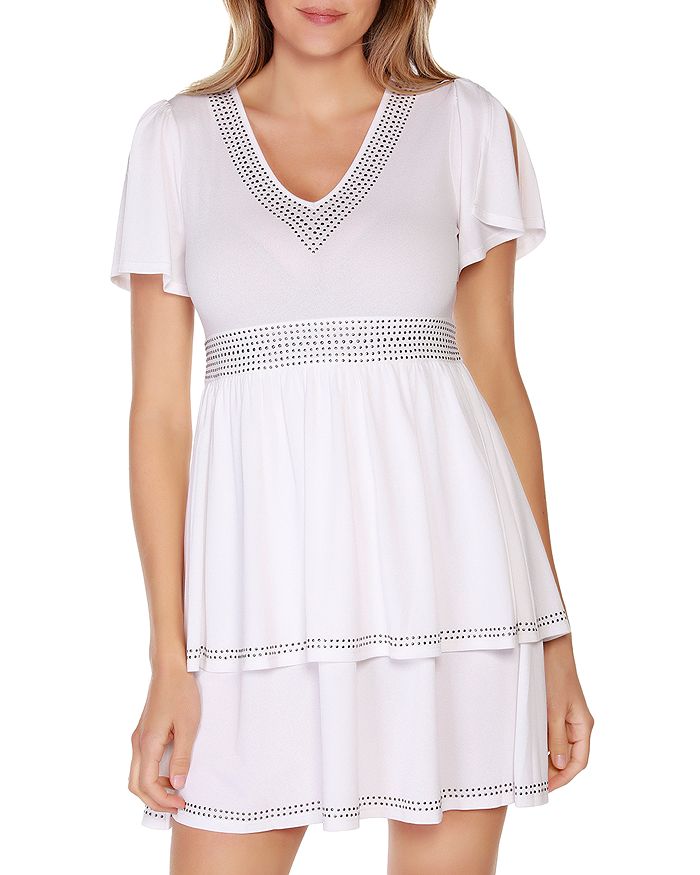 Belldini Embellished Tiered Dress | Bloomingdale's