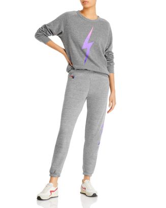 Aviator Nation Bolt Fade Sweatshirt & Sweatpants | Bloomingdale's
