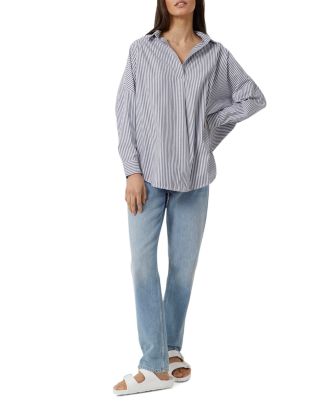 FRENCH CONNECTION Rhodes Stripe Shirt | Bloomingdale's