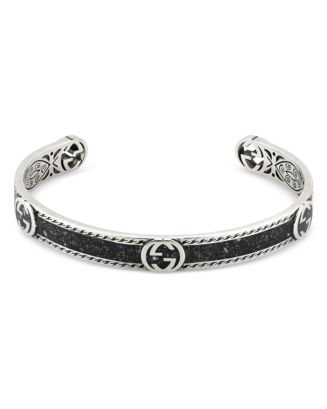 Gucci Silver Interlocked G Cuff Bracelet | Bloomingdale's
