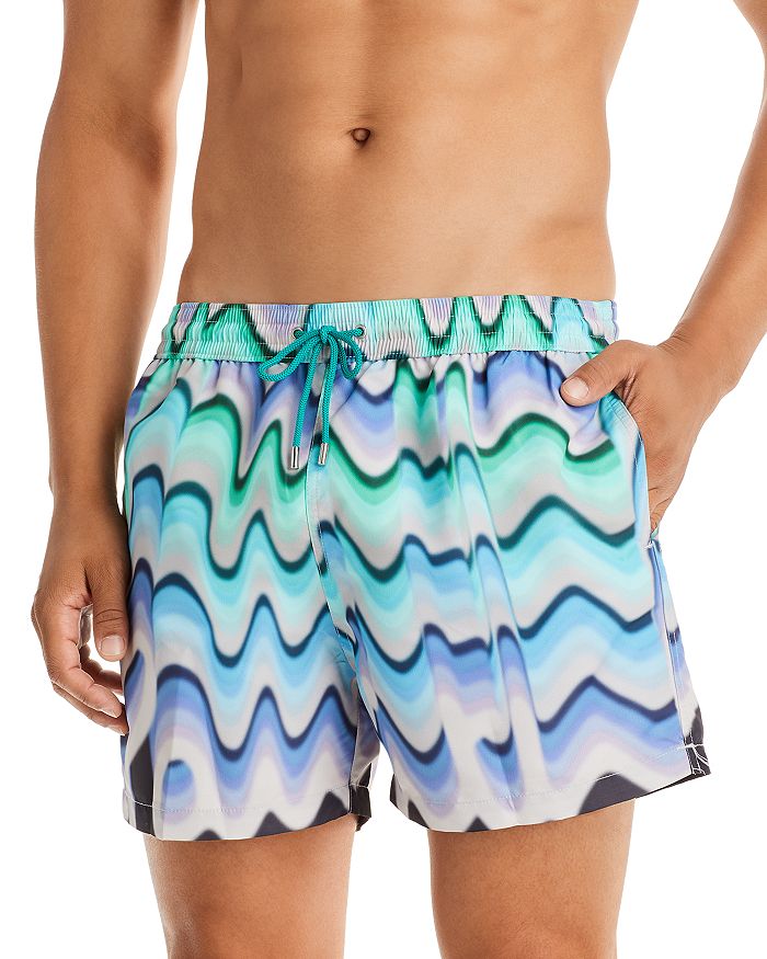 PS Paul Smith Gradient Wave Swim Trunks | Bloomingdale's