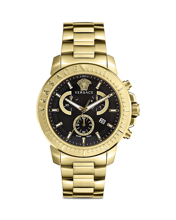 Versace New Chrono Watch, 45mm | Bloomingdale's