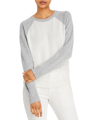 AQUA AQUA Color Block Raglan Sleeve Cashmere Sweater - 100% Exclusive ...