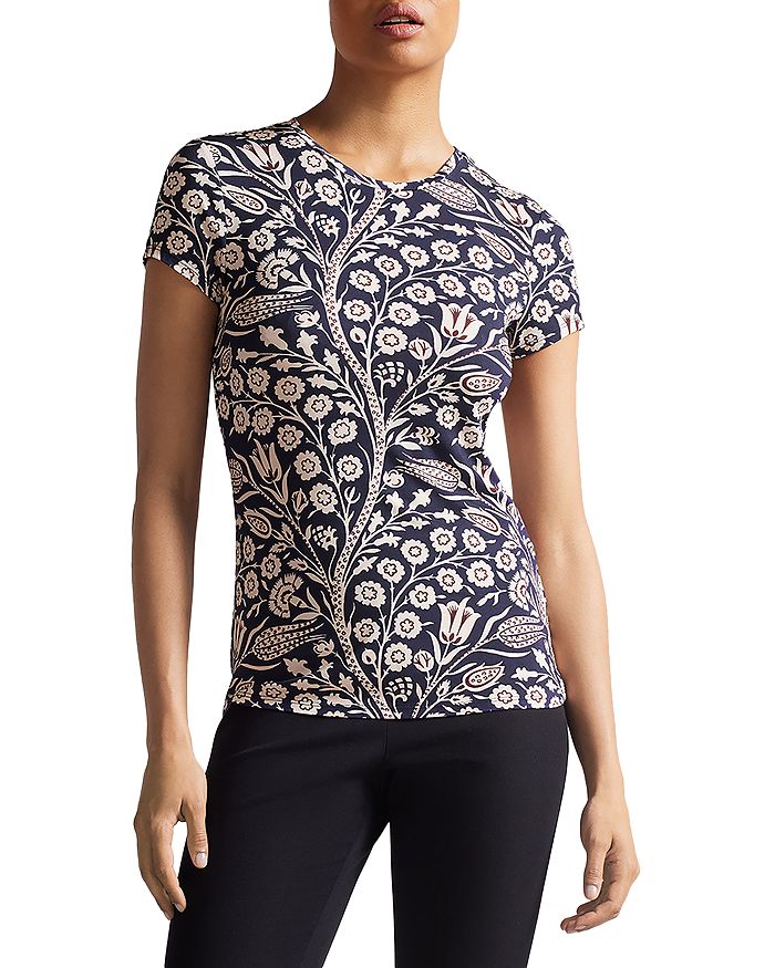 Ted Baker Rosali Printed Fitted Tee | Bloomingdale's