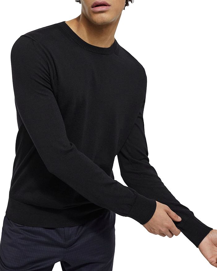 The Kooples Merino Wool Crewneck Sweater | Bloomingdale's