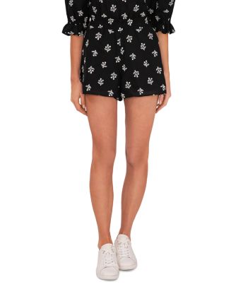 CeCe Embroidered Cotton Shorts | Bloomingdale's