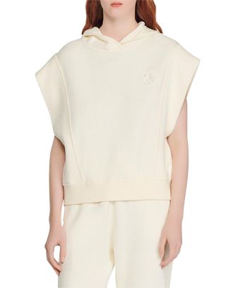 Sandro Derry Cap Sleeve Hoodie | Bloomingdale's Women