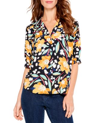 NIC+ZOE Flower Burst Shirt | Bloomingdale's