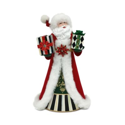 Mackenzie-Childs Christmas Magic Santa Figurine | Bloomingdale's