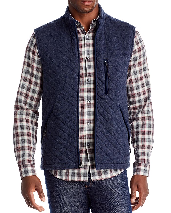 Faherty Epic Quilted Fleece Vest | Bloomingdale's