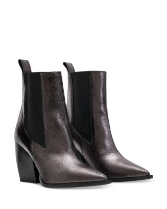 ALLSAINTS Women's Ria Crinkle Booties | Bloomingdale's