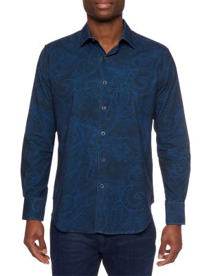 Robert Graham Tarvos Corduroy Paisley Shirt | Bloomingdale's