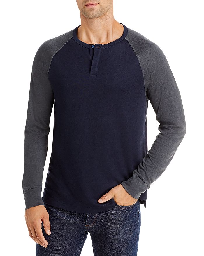 Theory Contrast Raglan Shirt | Bloomingdale's
