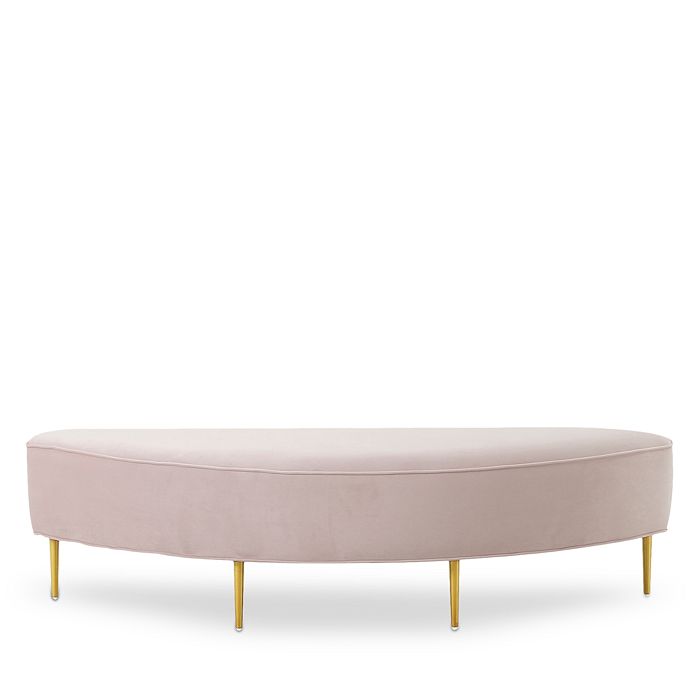 TOV Furniture Bianca Blush Velvet Queen Bench | Bloomingdale's