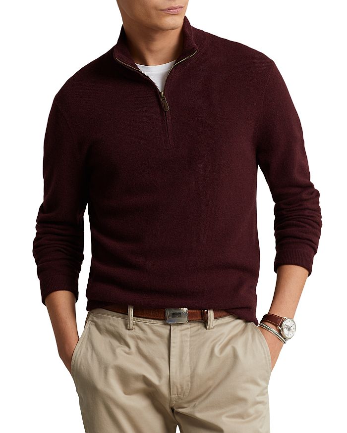 Polo Ralph Lauren Wool Quarter-Zip Pullover | Bloomingdale's