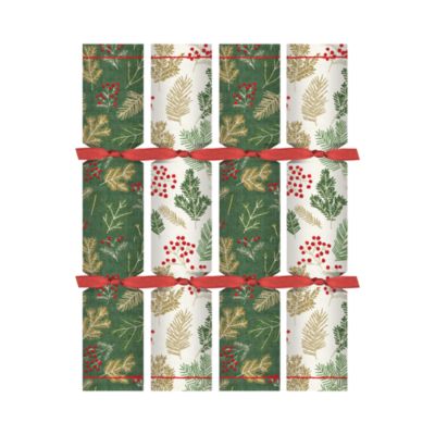 Caspari Sprigs & Berries Crackers, Set of 8 | Bloomingdale's
