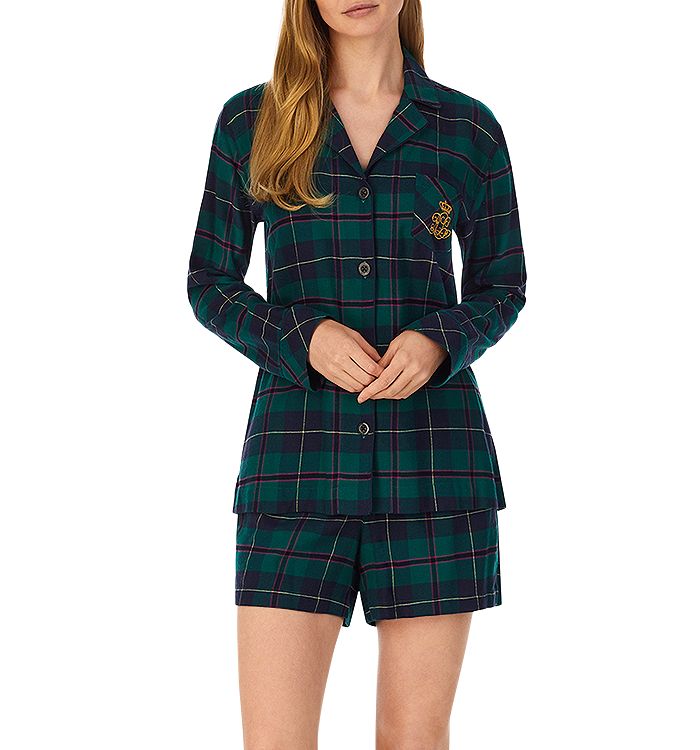 Ralph Lauren Ralph Lauren Plaid Boxer Pajama Set | Bloomingdale's