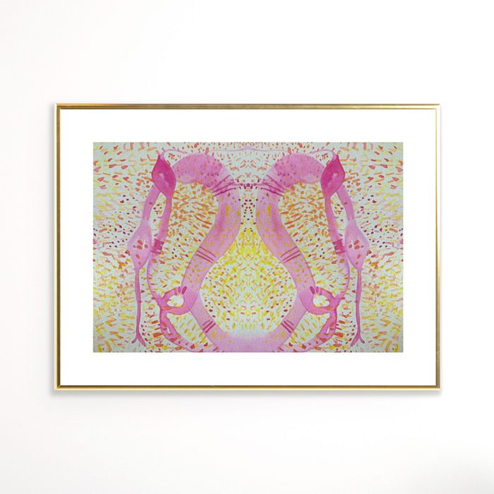 K-Apostrophe Life Giver Giclée Print Framed in Vintage Gold ...