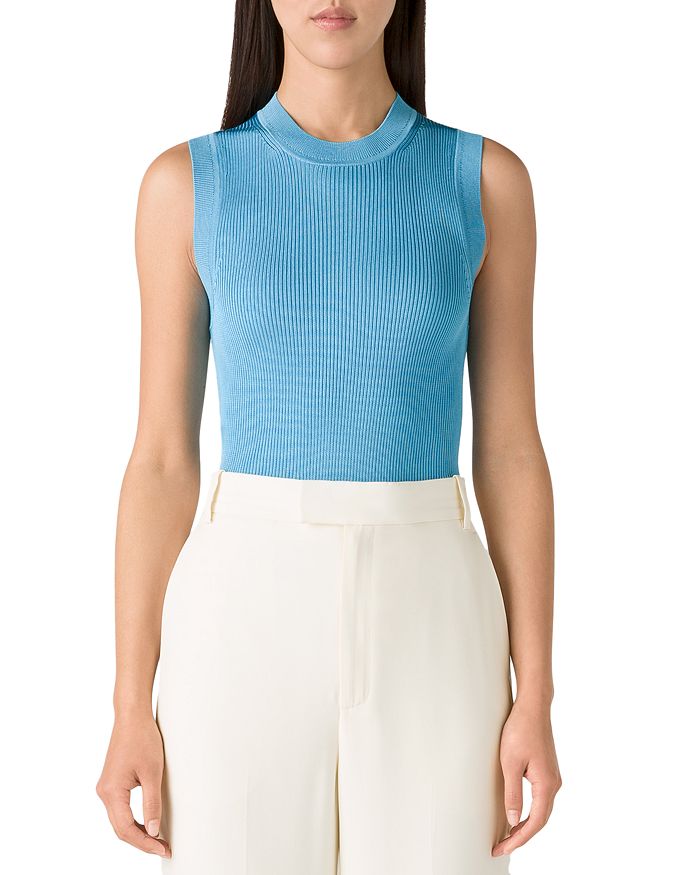 St. John Sleeveless Knit Shell | Bloomingdale's