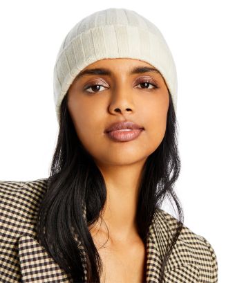 C by Bloomingdale's Cashmere Ribbed Cashmere Cuff Hat - Exclusive ...