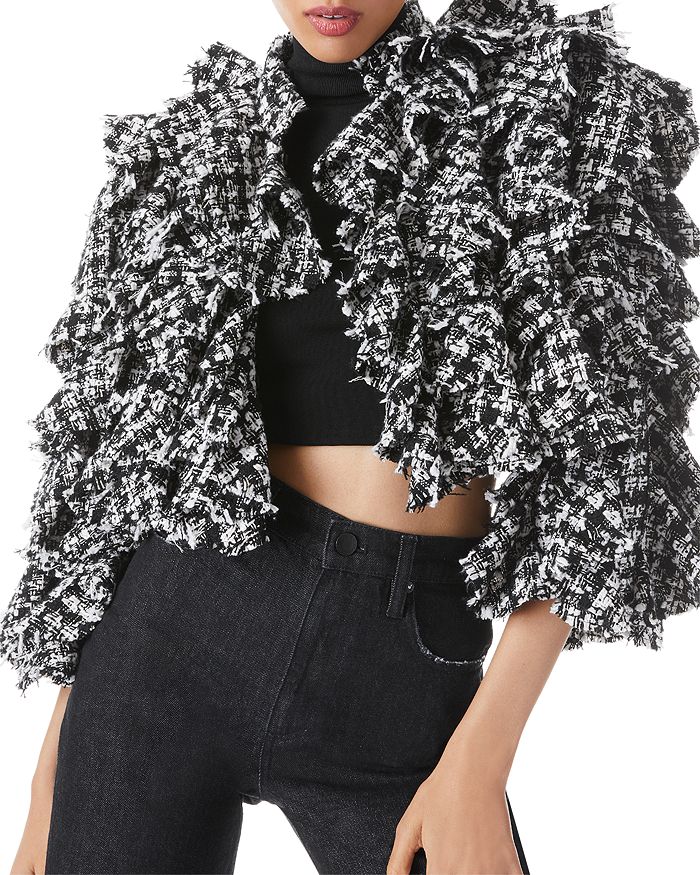Alice and Olivia Britton Ruffled Jacket | Bloomingdale's