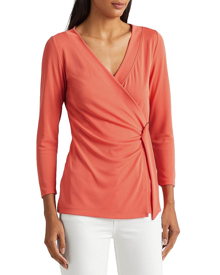 Ralph Lauren Surplice Top | Bloomingdale's