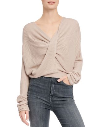 Splendid Georgia Surplice Sweater | Bloomingdale's