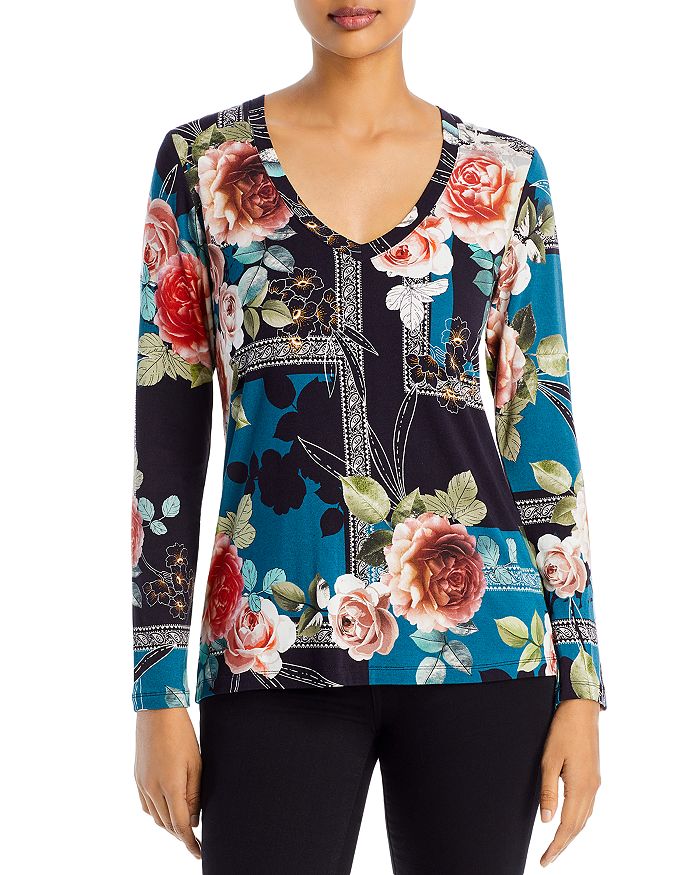Johnny Was Rosabel Favorite Long Sleeve Top | Bloomingdale's