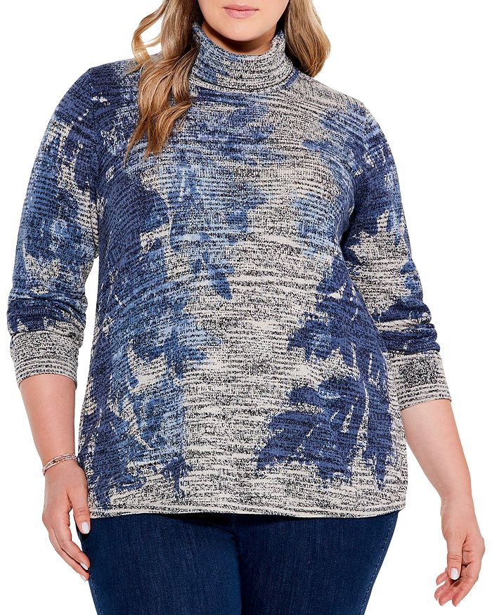 NIC+ZOE Plus Shadow Mix Sweater | Bloomingdale's