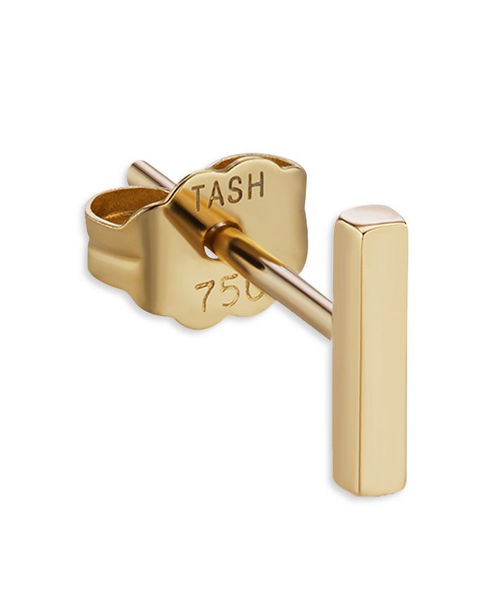 MARIA TASH 14K Yellow Gold Polished Bar Single Stud Earring ...