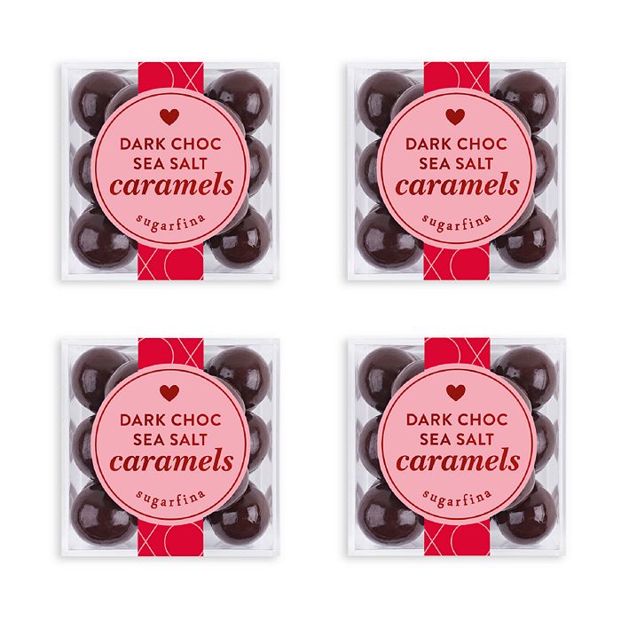 Sugarfina Dark Chocolate Sea Salt Caramels, Set of 4 | Bloomingdale's