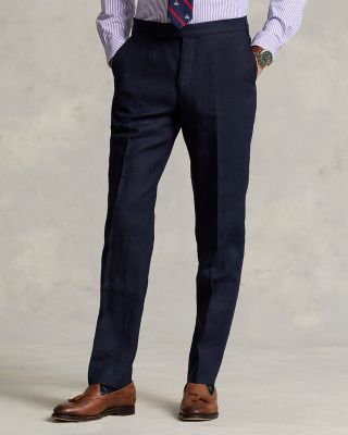 Click here for Polo Ralph Lauren Tailored Fit Linen Trousers prices