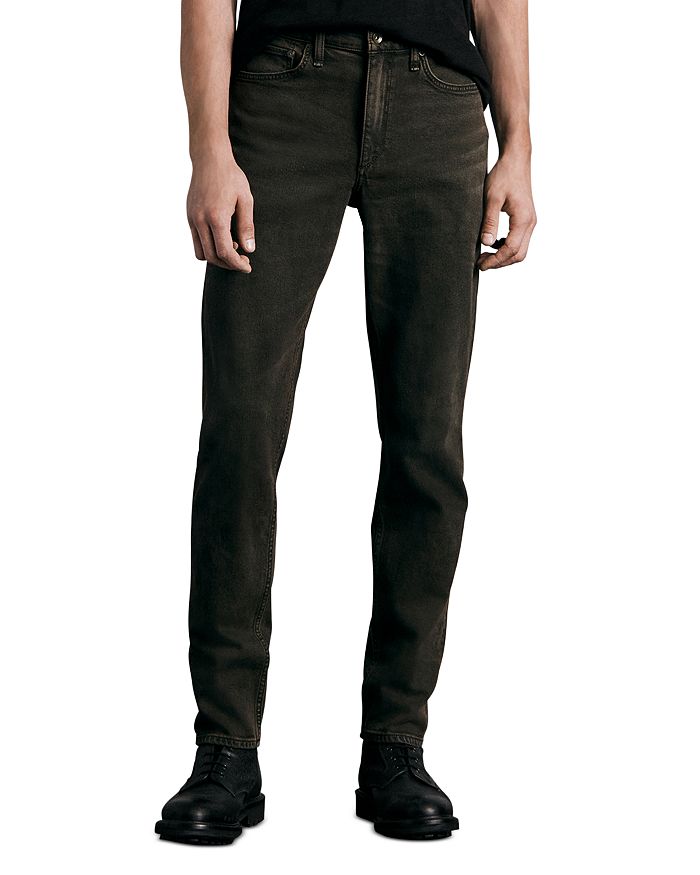 rag & bone Authentic Stretch Slim Fit Jeans in Fordham Brown ...