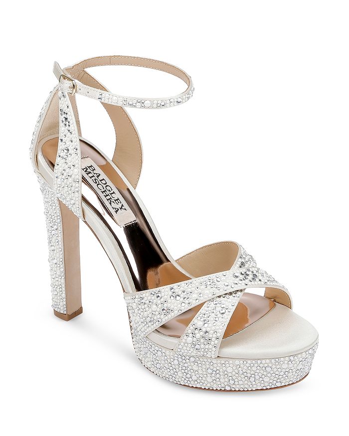 Badgley Mischka Badgley Mishka Women's Fizzy Ankle STrap Platform High ...