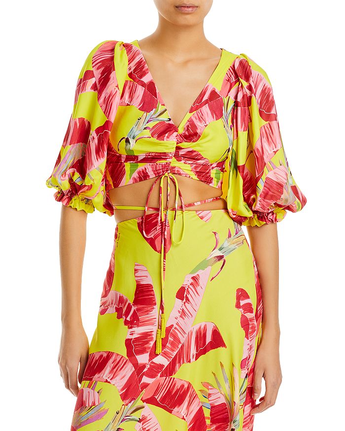 FARM Rio Sweet Jungle Crop Top | Bloomingdale's