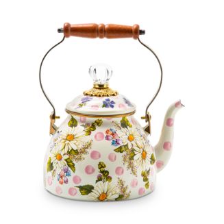 MacKenzie-Childs Wildflowers Enamel Tea Kettle, 2-Qt. | Bloomingdale's
