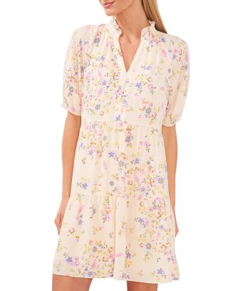 CeCe Short Sleeve Babydoll Dress | Bloomingdale's
