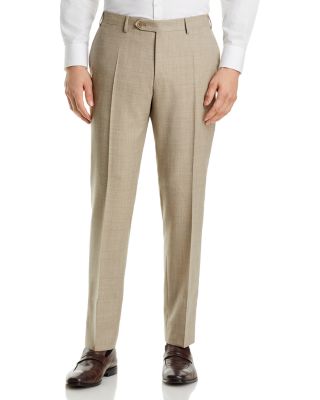 Click here for Canali Capri Melange Solid Slim Fit Dress Pants prices