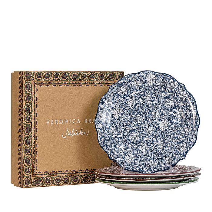 Juliska Veronica Beard Bohemian Assorted Vine Party Plates, Set of 4 ...