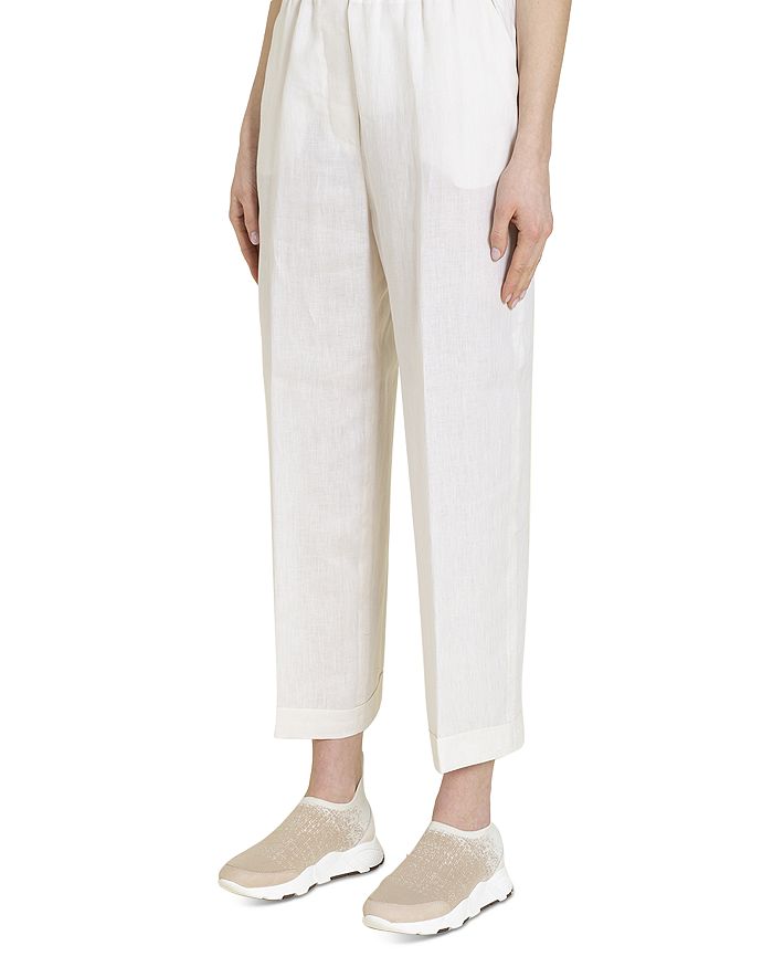 Peserico Linen Palazzo Pants | Bloomingdale's