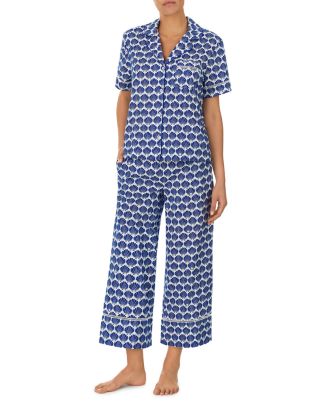 kate spade new york Printed Capri Pajama Set | Bloomingdale's