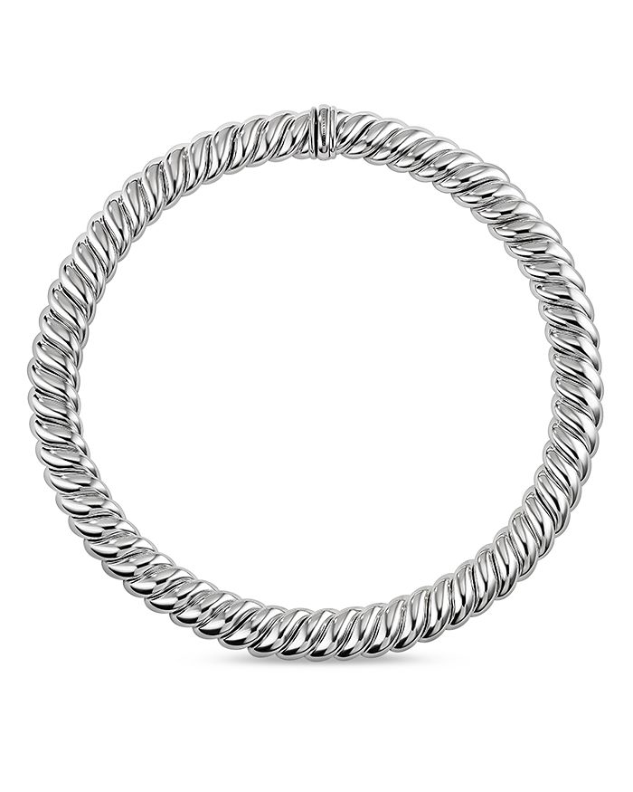 David Yurman Sculpted Cable Necklace in Sterling Silver | Bloomingdale's