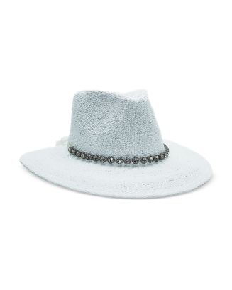 Nikki Beach Krystal Toyo Straw Hat | Bloomingdale's