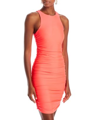 Good American Ruched Tank Mini Dress | Bloomingdale's
