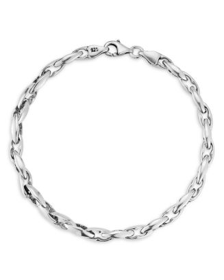 Milanesi And Co Sterling Silver Infinity Link Chain Bracelet ...