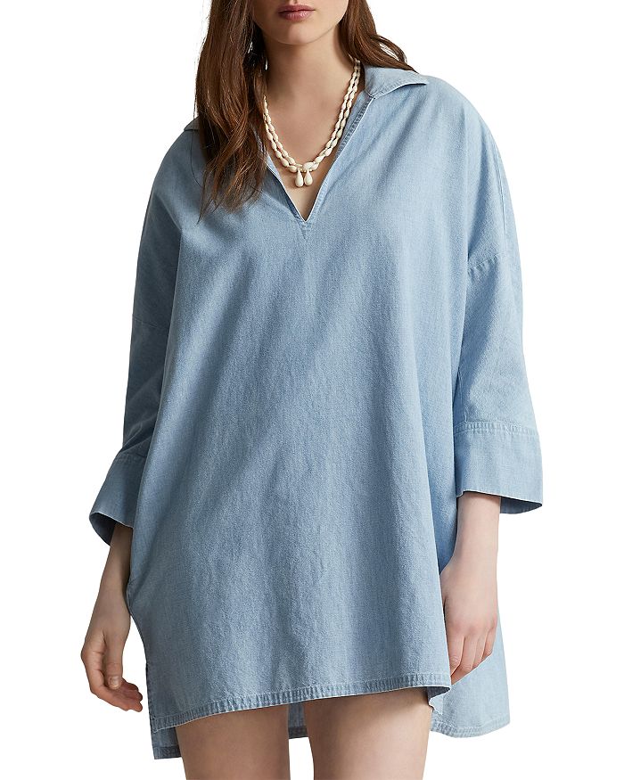 Ralph Lauren Oversized Denim Tunic | Bloomingdale's